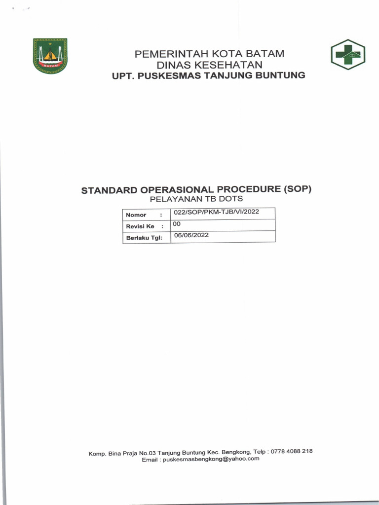 Sop TB Dots | PDF