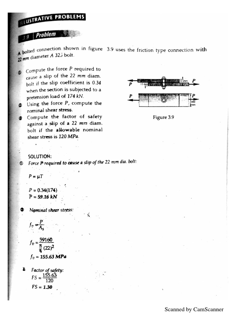 Bolt and Riveted Connection | PDF
