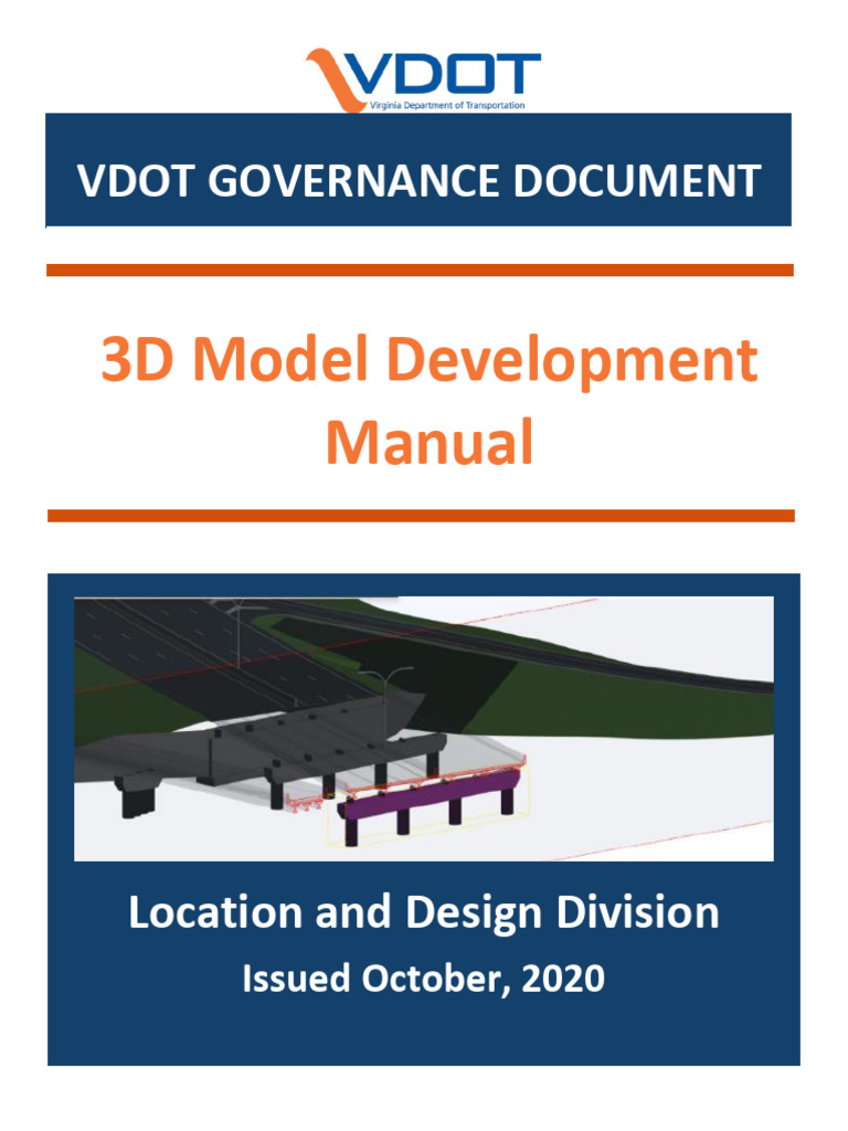 VDOT 3D Model Development Manual | PDF | 3 D Computer Graphics ...