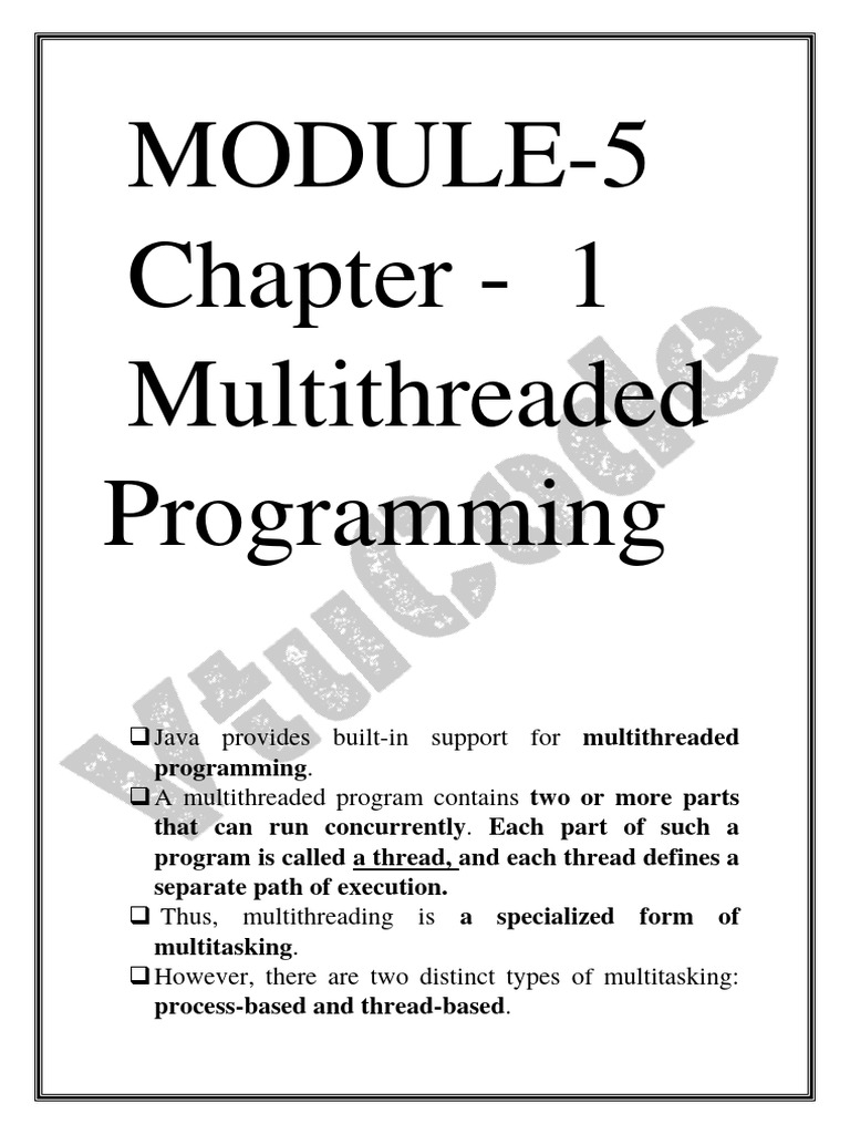 @vtucode - in Module 5 Java 2022 Scheme | PDF