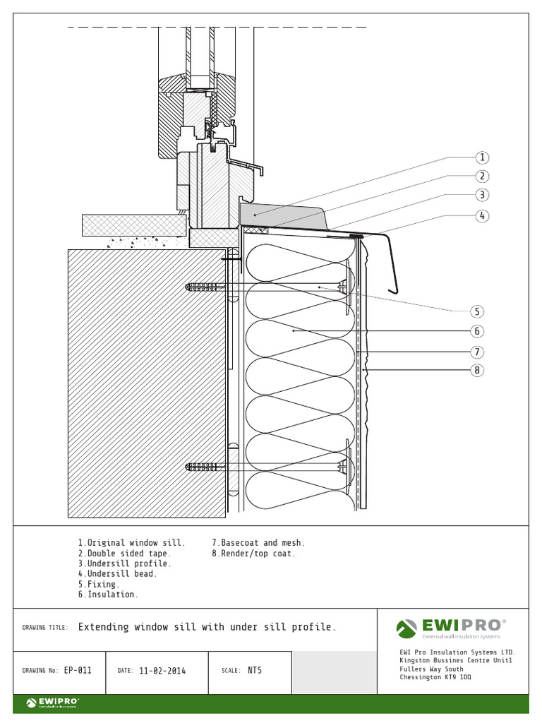 Extending Window Sill Installation Guide | PDF