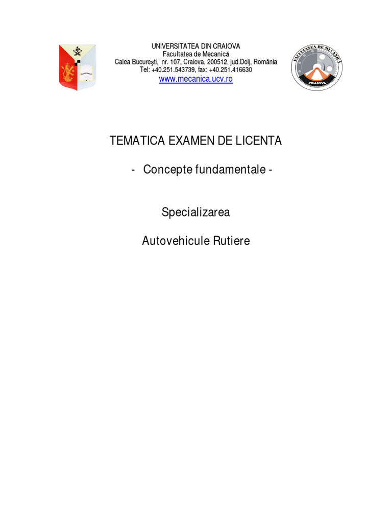 Examen de Licenta | PDF | Informática
