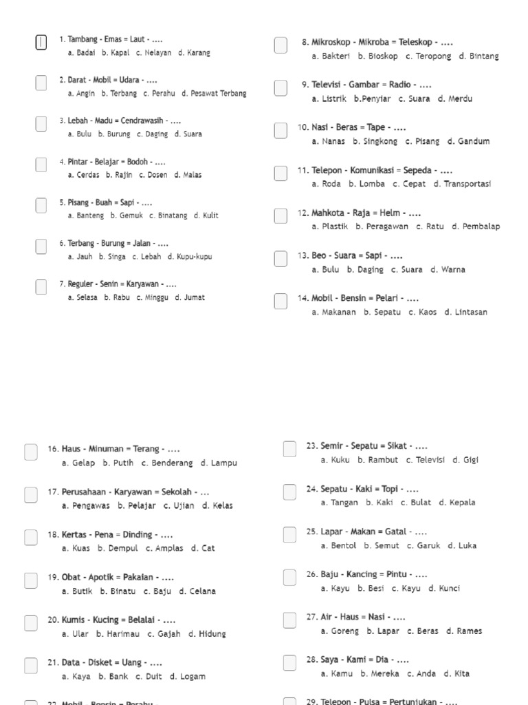 Soal Psikotest Deret | PDF