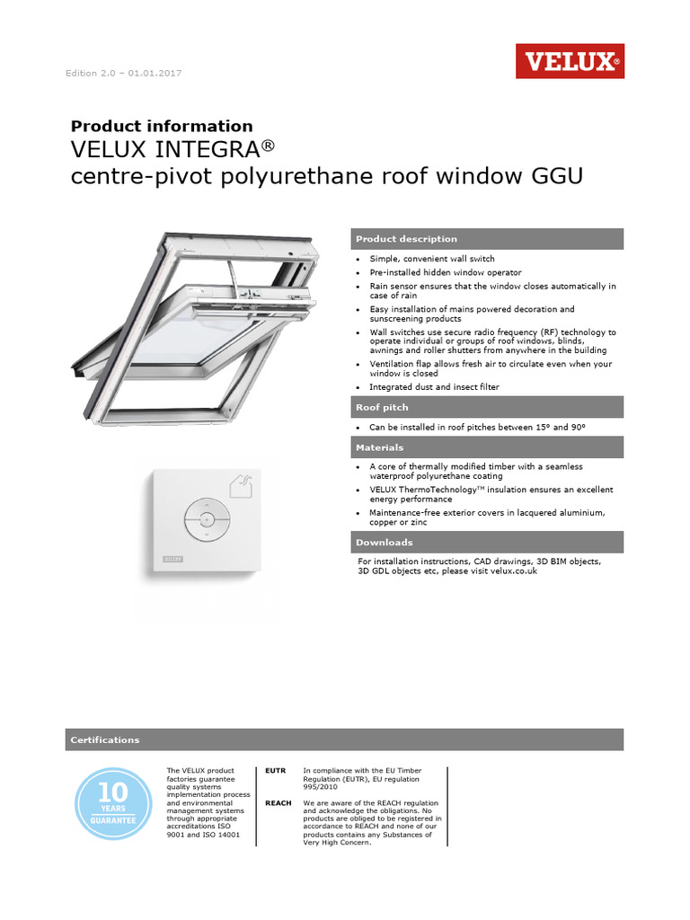 External Product Information - Ggu Integra Electric | PDF | Window ...