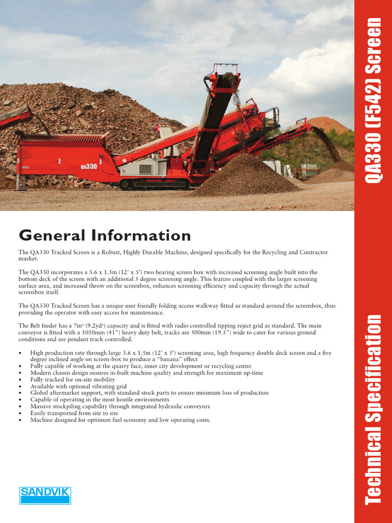 Techspec - QA330 - Fintec 542 | PDF | Belt (Mechanical) | Length