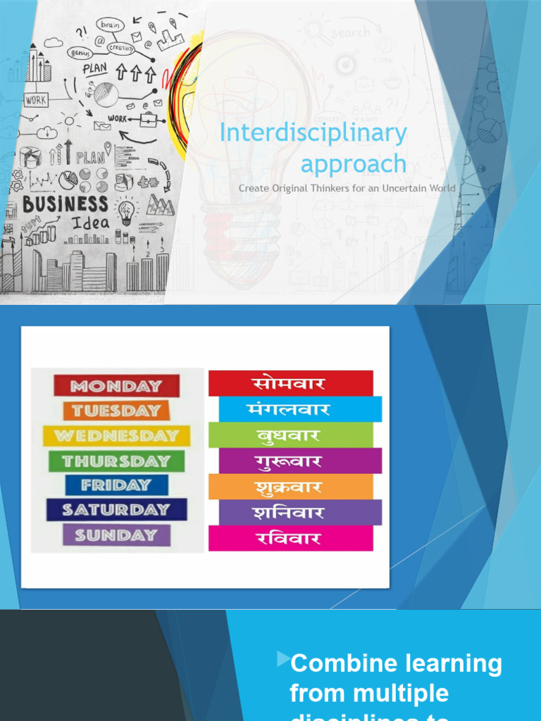 Session 2 Day 1 Interdisciplinary approach | PDF | Interdisciplinarity ...
