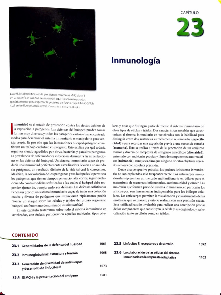 Inmunología: Defensa del Huésped | PDF | Sistema inmune | Sistema inmune innato