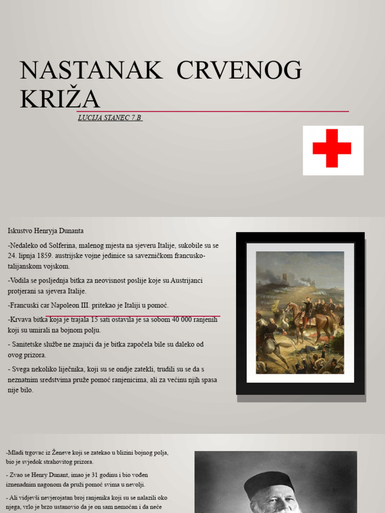 Nastanak Crvenog Križa | PDF