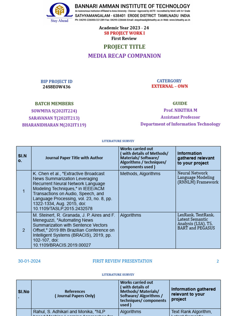 Format For Ist Review - New | PDF | Computer Programming | Usability