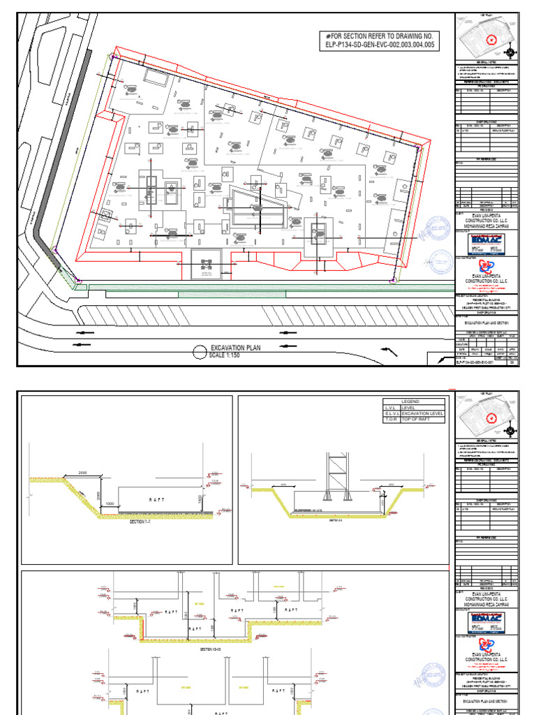 EXCAVATION Shop Drawings | PDF