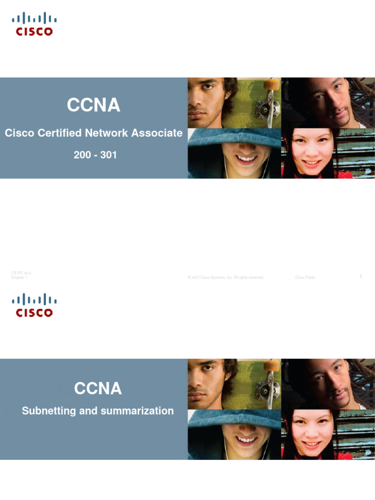 4 - CCNA 200-301 # Subnetting and Summrization # | PDF | Ip Address | Internet Protocols