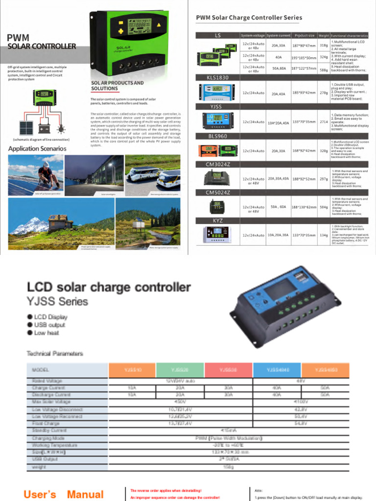 Datasheet of PWM Solar Charge Controller | PDF | Electrical Equipment | Electromagnetism