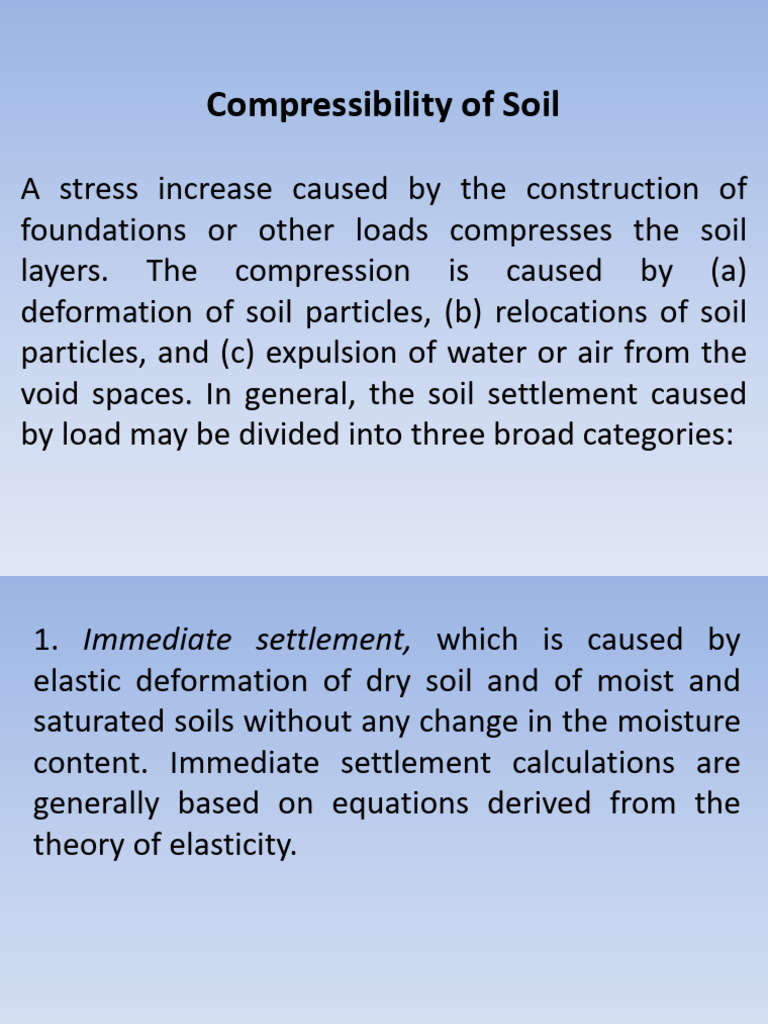 M12 - Compressibility of Soil | PDF