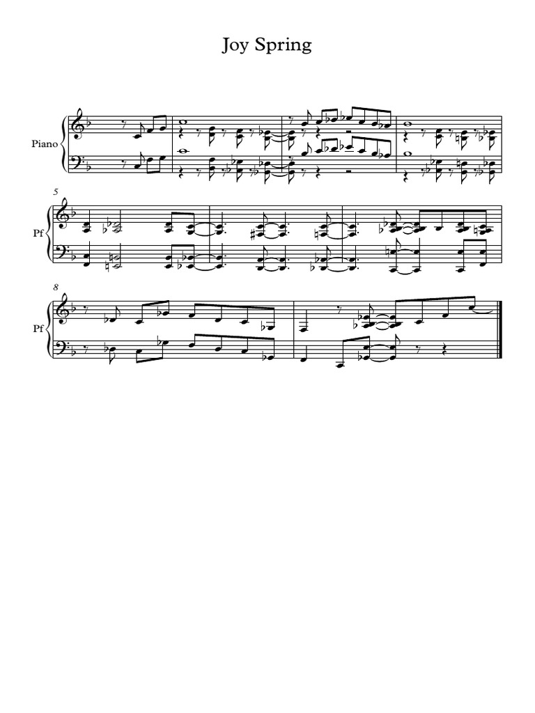Joy Spring Intro | PDF