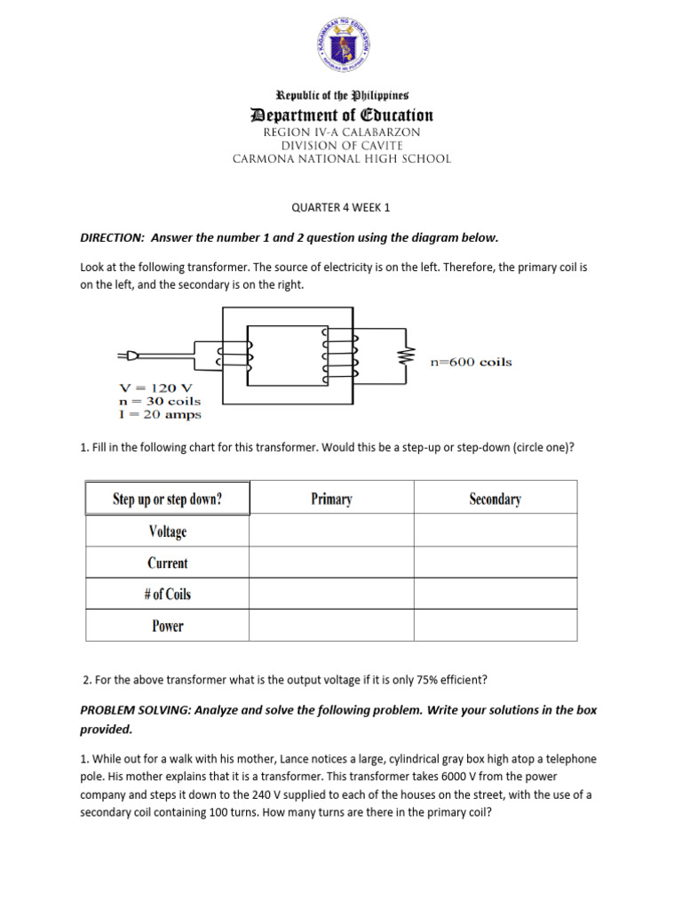 Transformer | PDF | Science & Mathematics | Teaching Methods & Materials