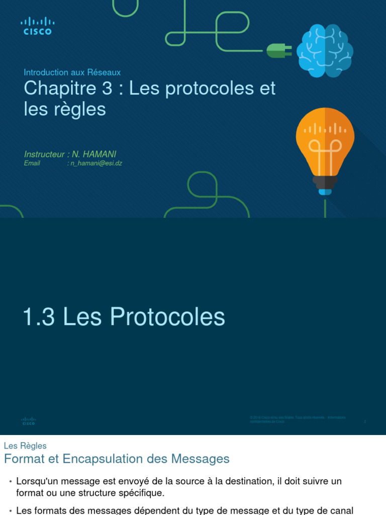 Chapitre 3 - Les Protocoles Et Les Règles | PDF