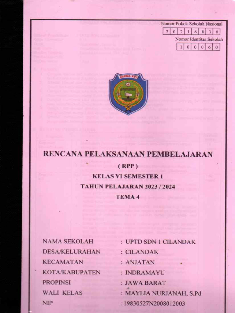 RPP Tema 4 | PDF