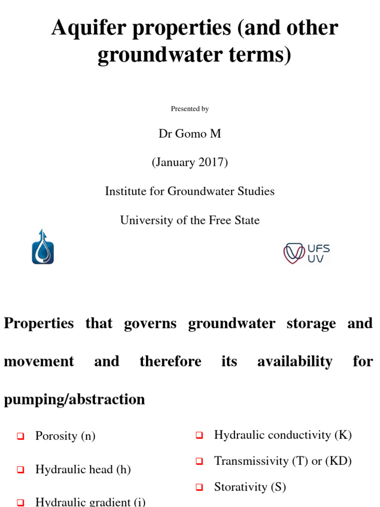 Aquifer Properties | PDF | Aquifer | Porosity