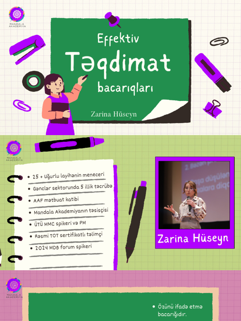Effektiv Təqdimat Bacarıqları | PDF
