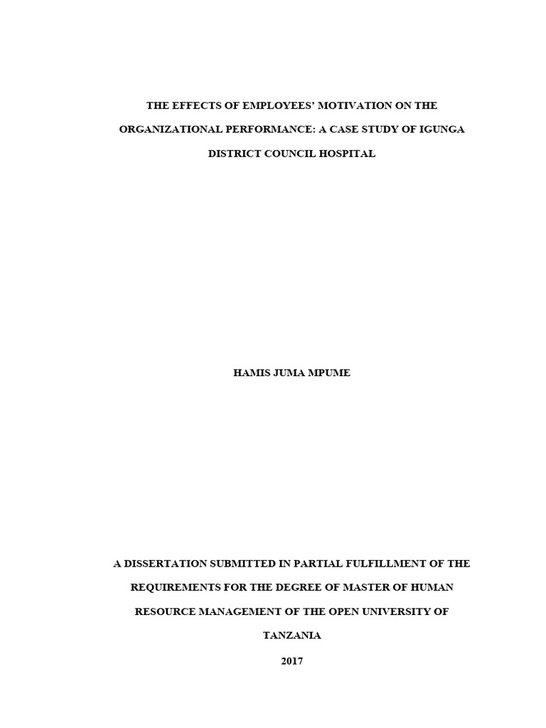 Hamis Juma Mpume Tyr | PDF | Self Esteem | Motivation
