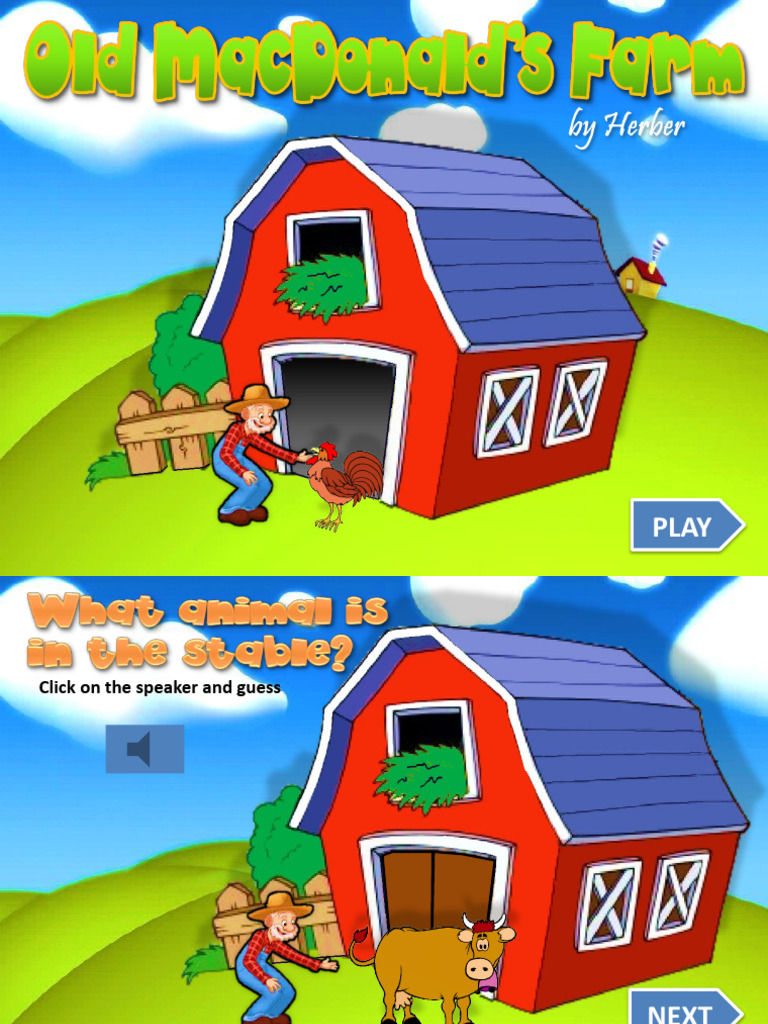 Farm Animal Guessing Game for Kids | PDF | Cooking, Food & Wine