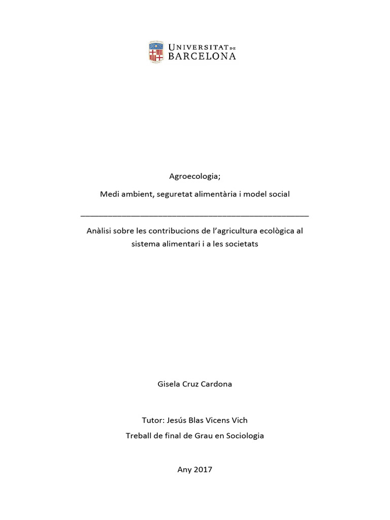 TFG Gisela Cruz | PDF