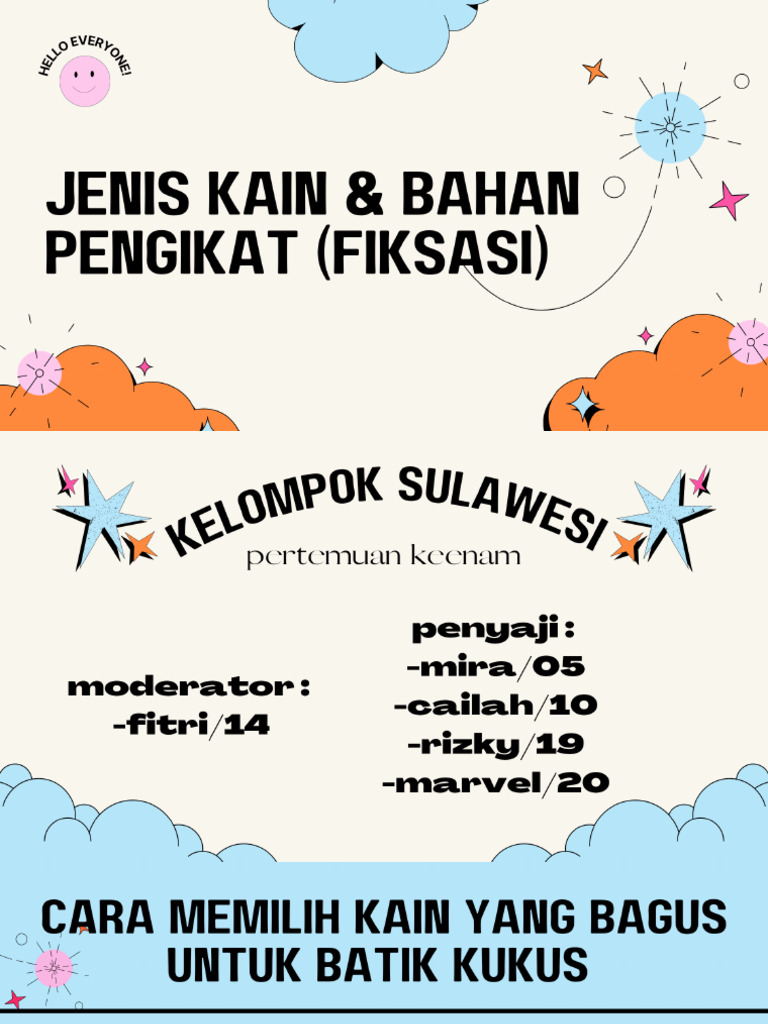 Identifikasi Jenis Kain Dan Bahan Pengikat - 20240325 - 172622 - 0000 | PDF