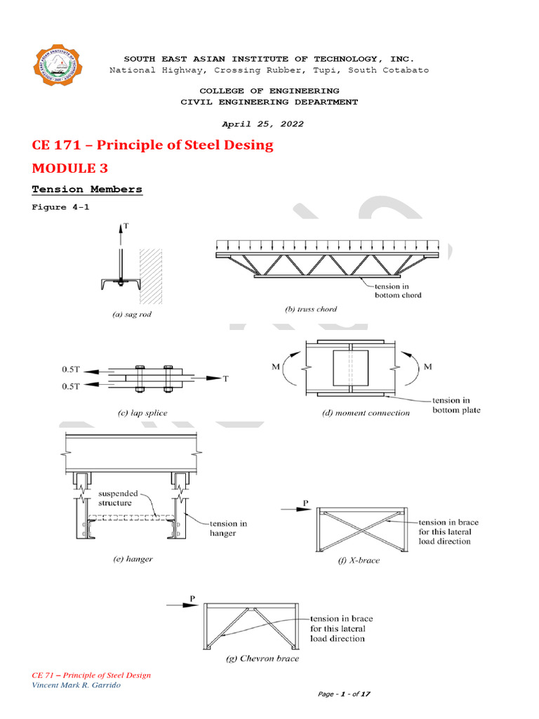 CE71 Module 3 2ND SEM 2022 | Download Free PDF | Strength Of Materials ...