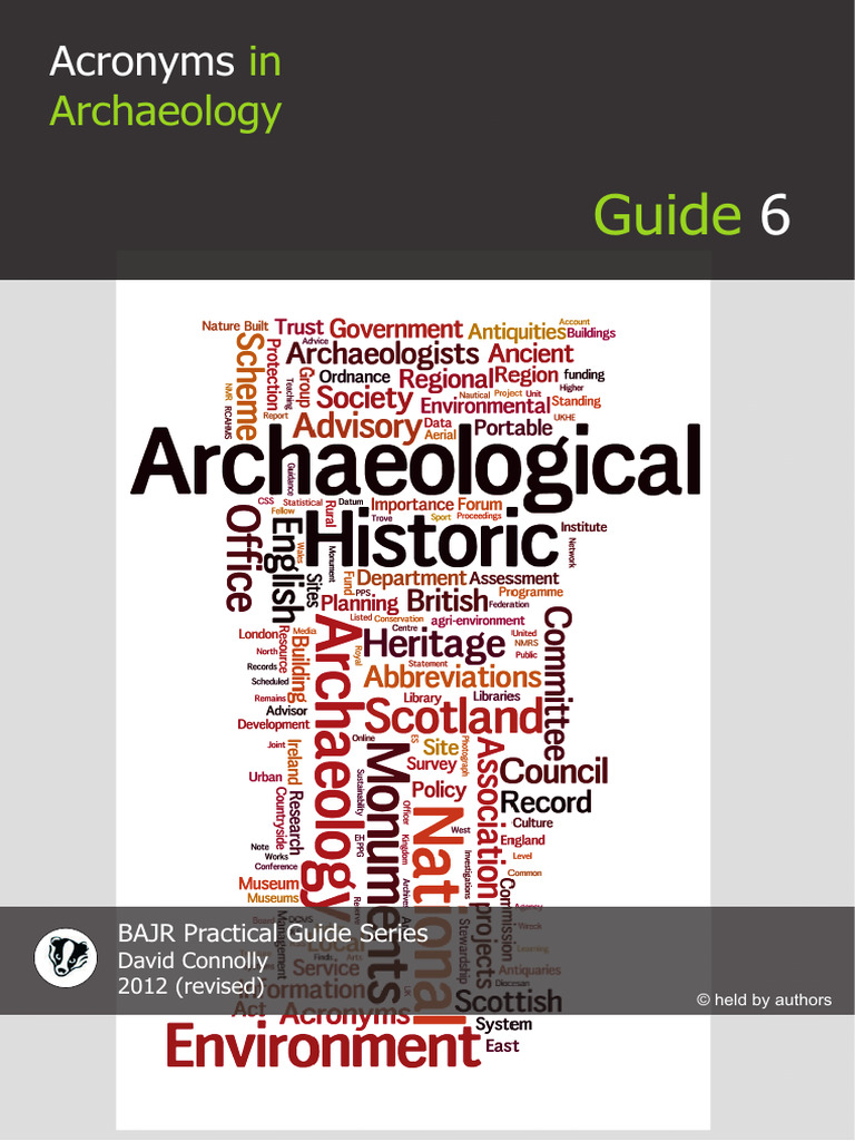 Acronyms | PDF | Archaeology | Environmental Impact Assessment