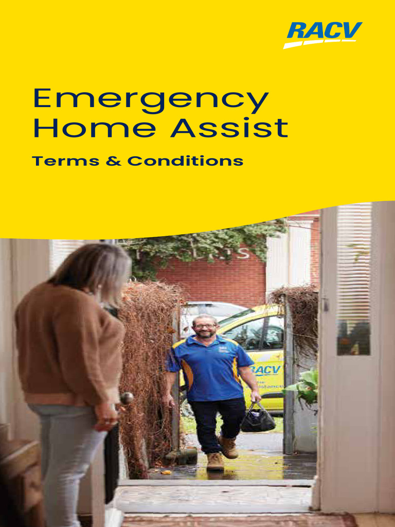 Emergency Home Assist Terms and Conditions Current | PDF