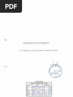 Method Statement - Stub Setting | PDF | Surveying | Civil Engineering