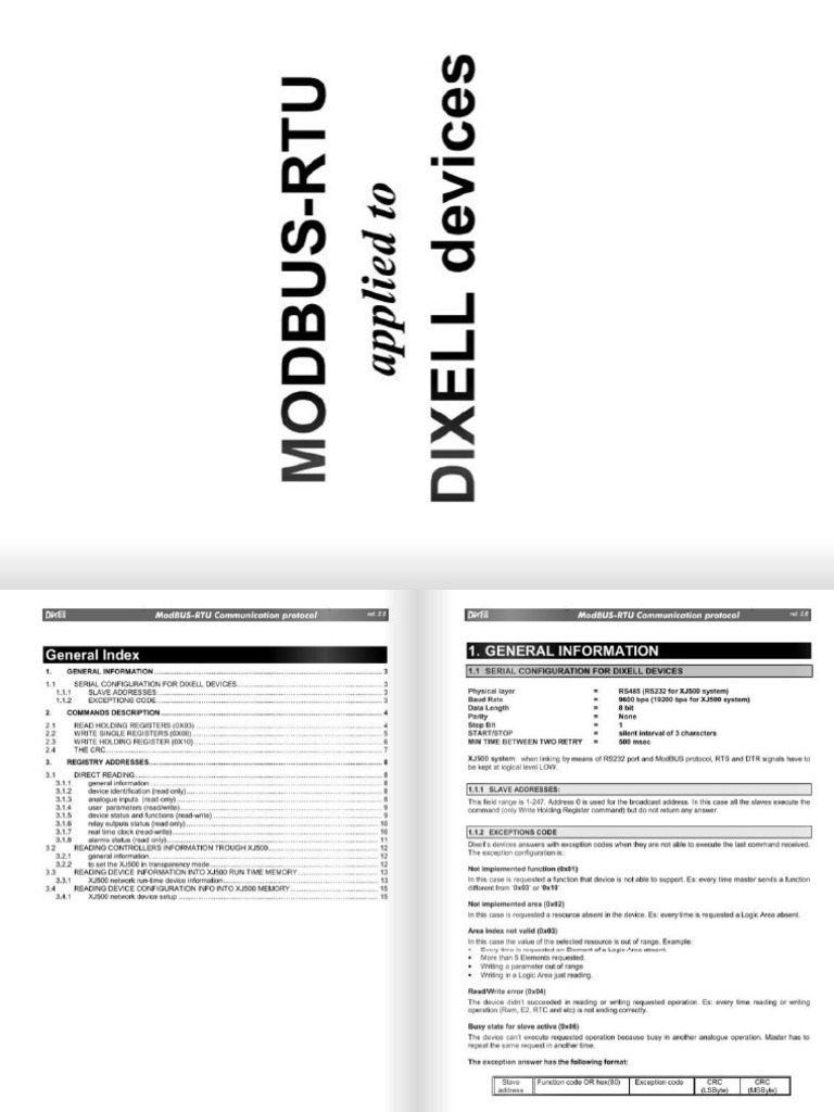 Modbus Rtu XR120C | PDF