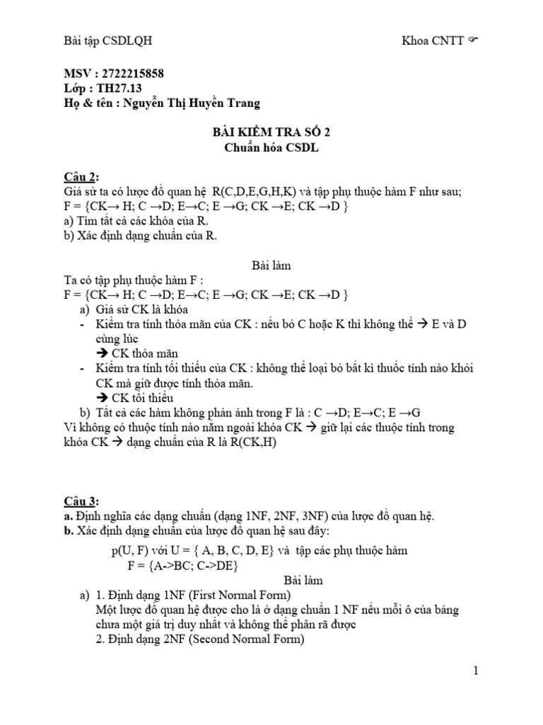 BKT HuyenTrang | PDF