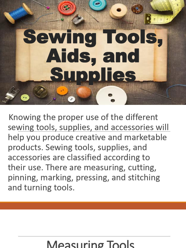 Sewing Tools | PDF