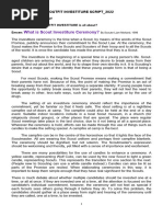 INVESTITURE CEREMONIES Script | PDF | Scouting | Youth Movements