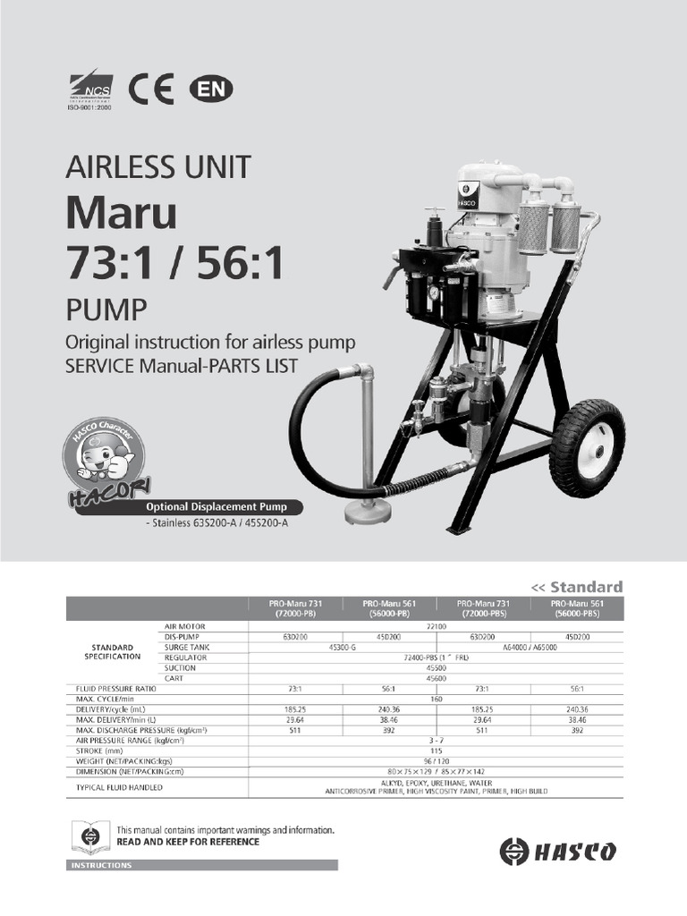Bomba Airless 73-1 | PDF
