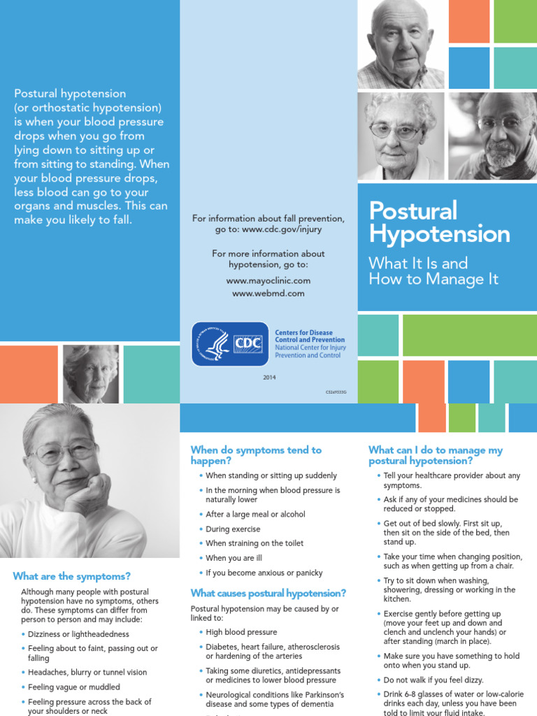 Postural Hypotension A | PDF | Clinical Medicine | Diseases And Disorders
