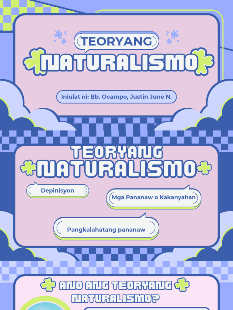 Teoryang Naturalismo | PDF