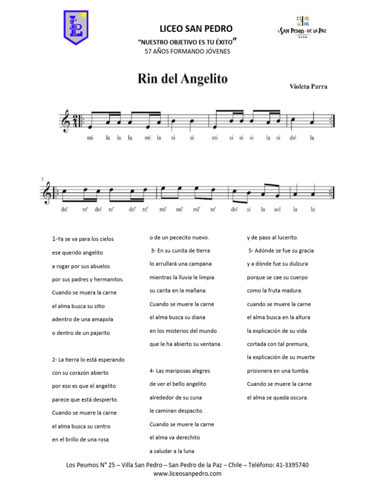 Rin Del Angelito | PDF