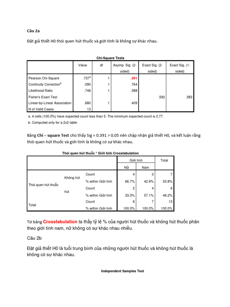 Bai Huong Dan de Thi Tong Hop Spss1 | PDF