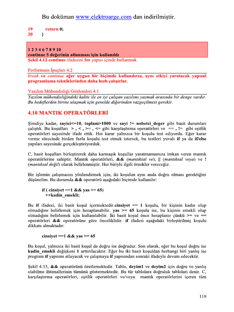 C Programlama 07 | PDF