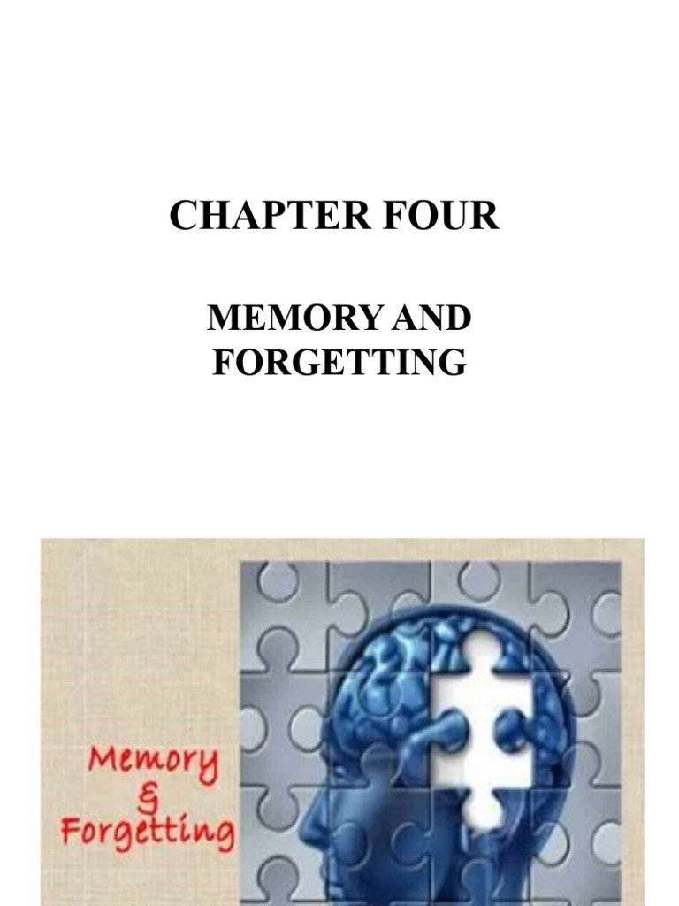 Memory & Forgeting 2016 | PDF | Memory | Long Term Memory
