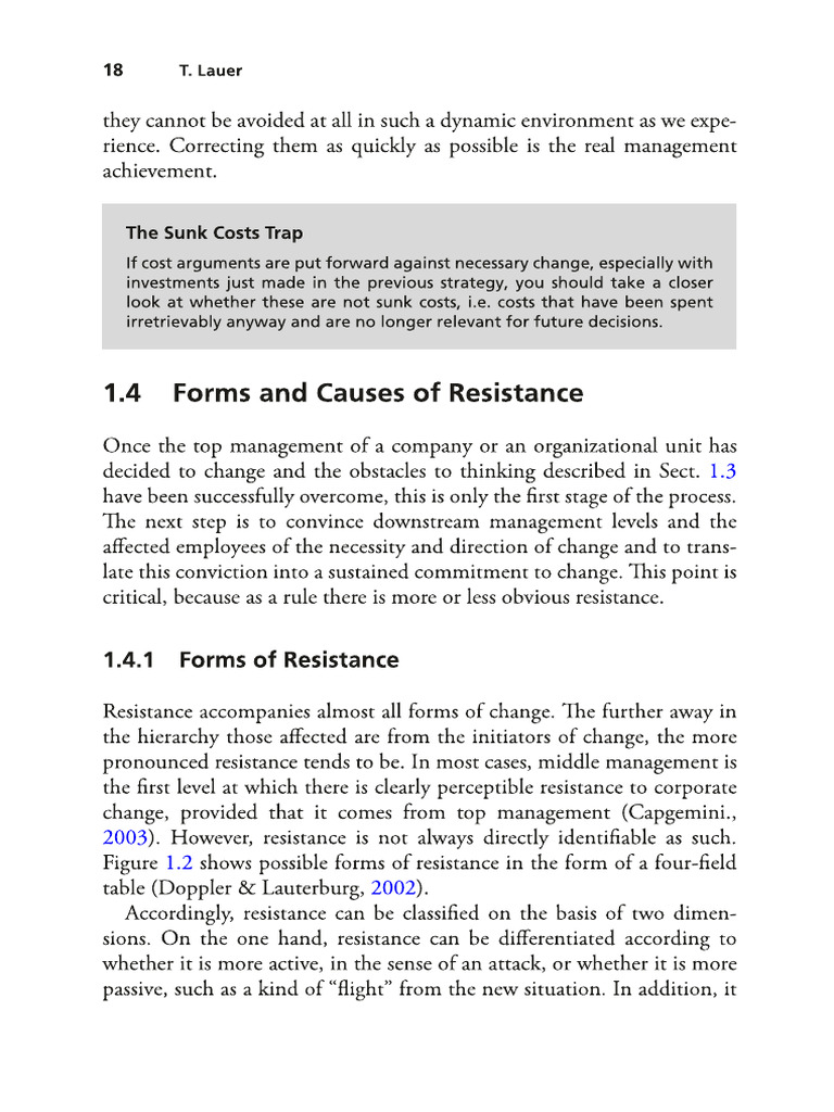Week1 - Forms and Causes of Resistance | PDF