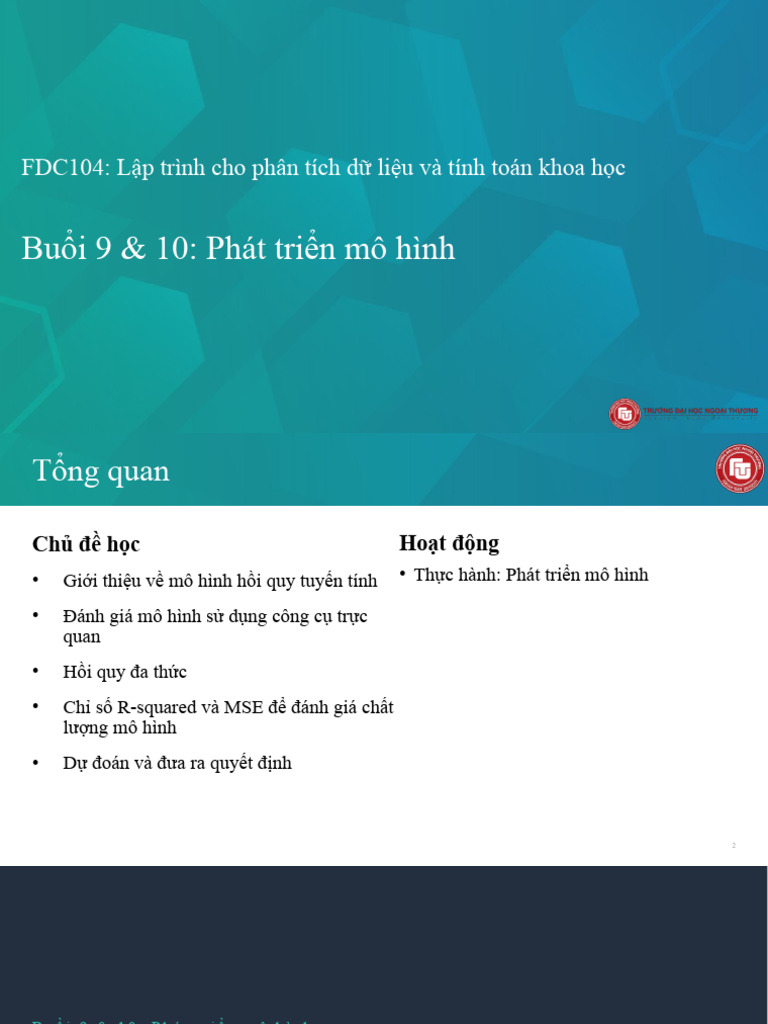 Lecture - 9 - 10 - Model - Development - For Student | PDF Lecture - 9 - 10 - Model - Development - For Student | PDF