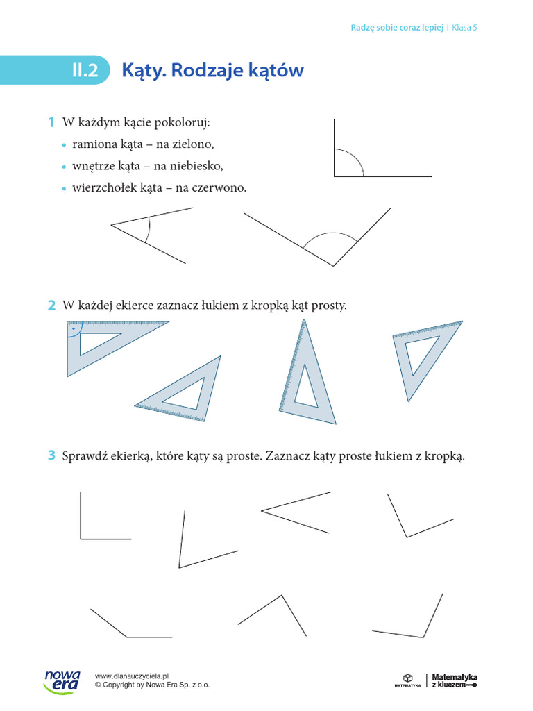 Radze-Sobie-Coraz-Lepiej-5ii2-Katy-Rodzaje-Katow Klasa 5 | PDF