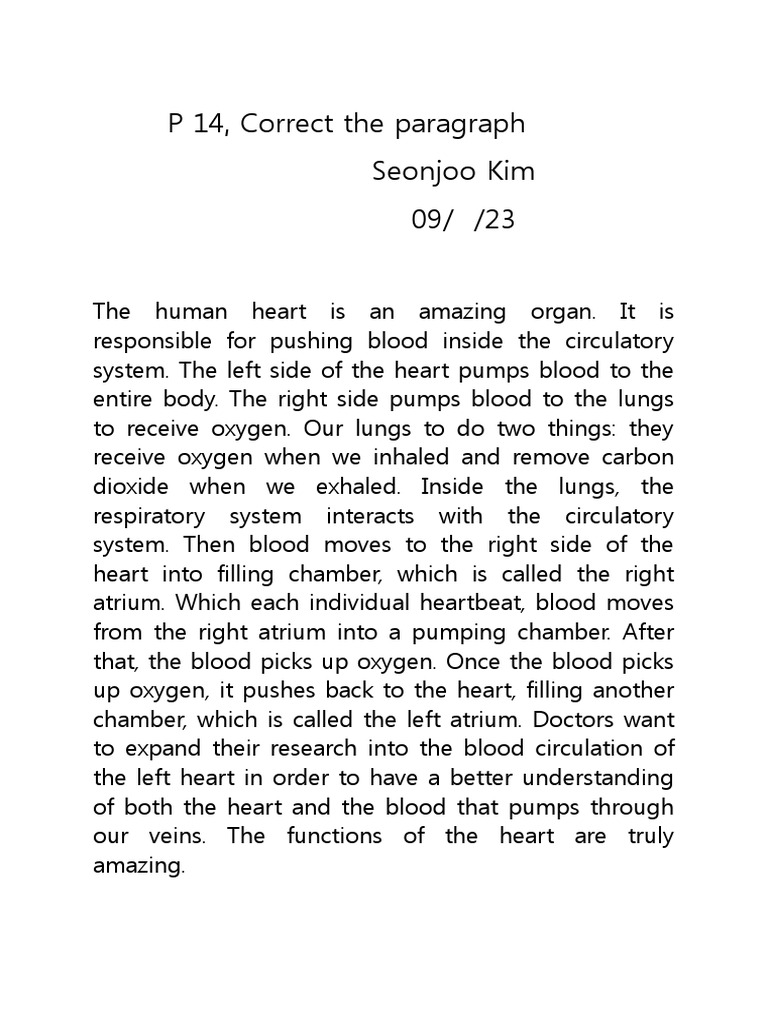 P 14, Correct The Paragraph | PDF | Religion & Spirituality