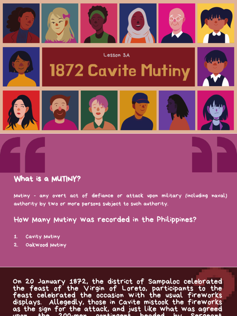 Lesson 3A Cavite Mutiny | PDF