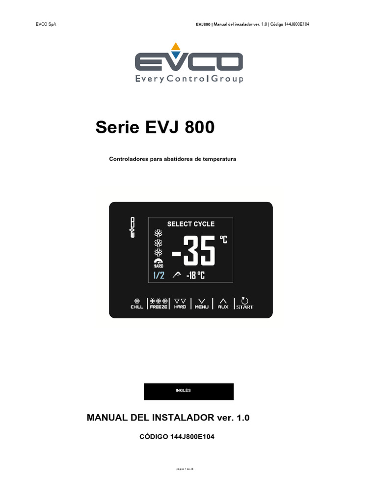EVCO UF DUO.ESPAÑOL | PDF | Ingenieria Eléctrica