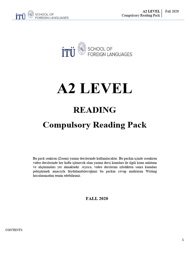 A2 Level Compulsory Reading Guide | PDF | Sleep | Dyslexia