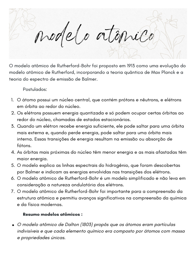 Resumos Enem - 20240325 - 084657 - 0000 | PDF | Ovo | Elétron